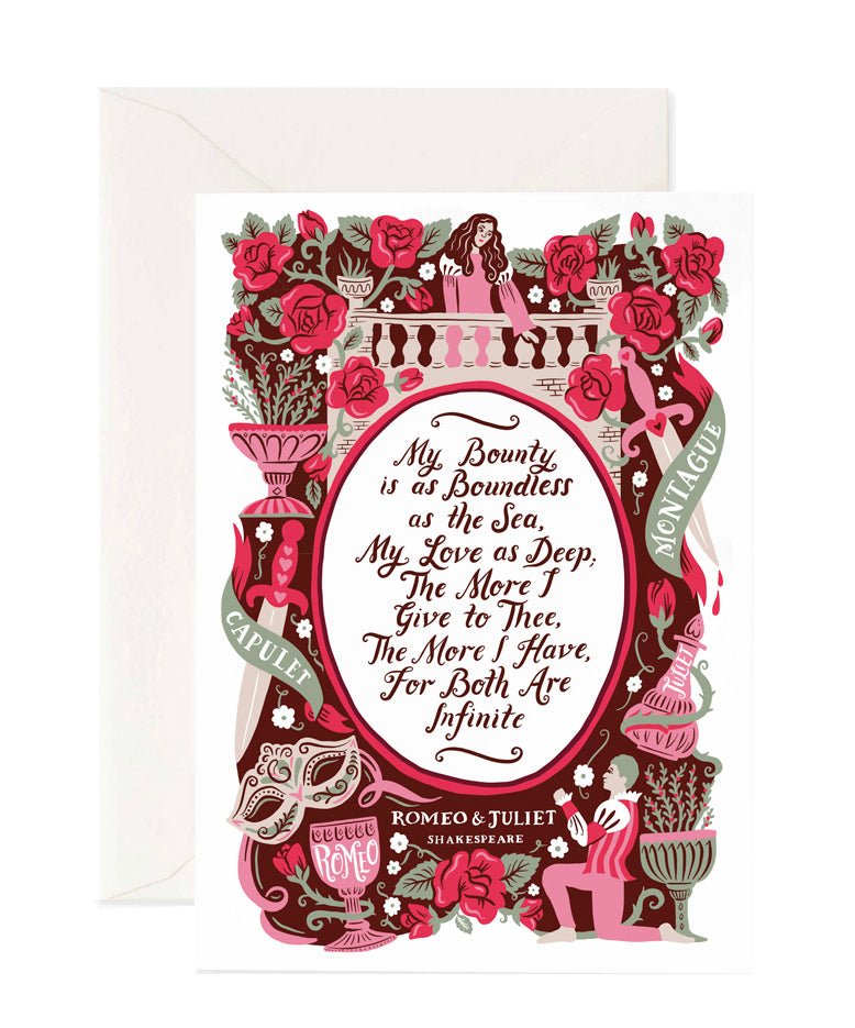 Romeo and Juliet Valentine's card – Lucy Loves This