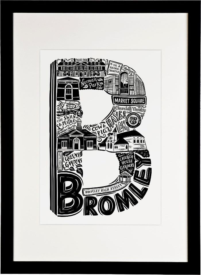 Bromley Print - Bromley Town - Bromley Gift – Lucy Loves This