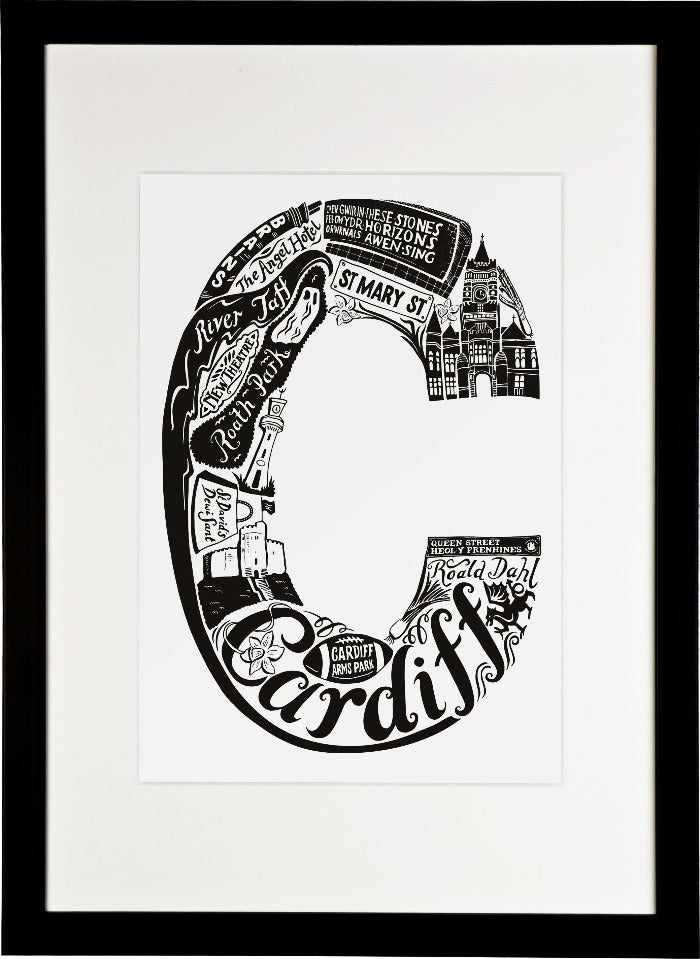 Cardiff print - University gift - Cardiff gift – Lucy Loves This