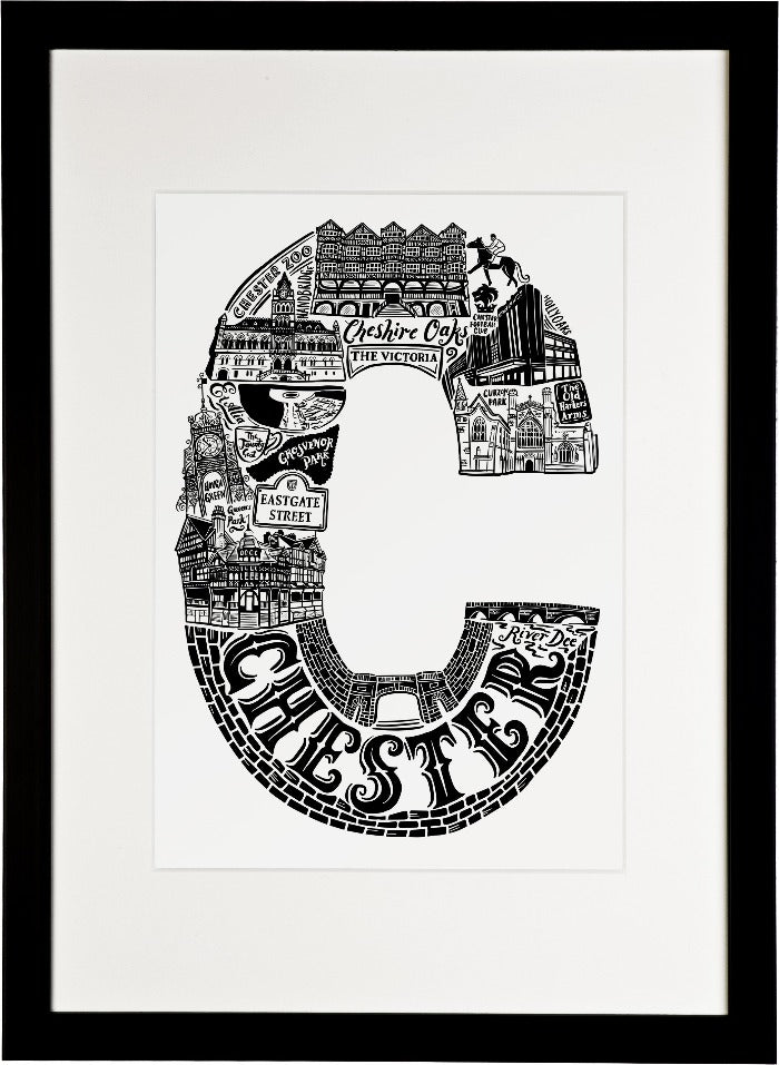 Chester Print - Chester Gift - Chester present – Lucy Loves This
