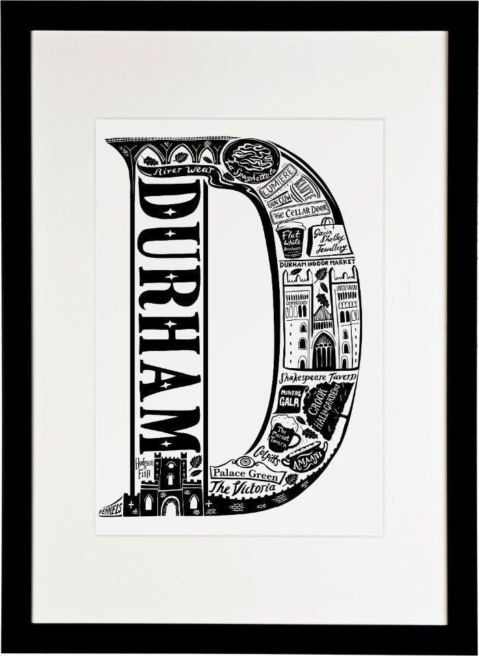 Durham Print including University of Durham – Lucy Loves This