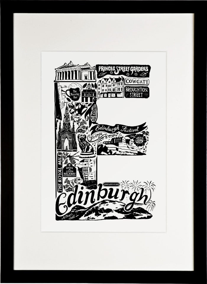 Edinburgh Print- Graduation Gift- Edinburgh University- Edinburgh Gift ...