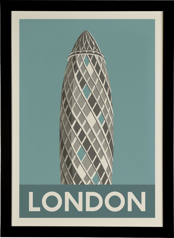 The Gherkin print – Lucy Loves This